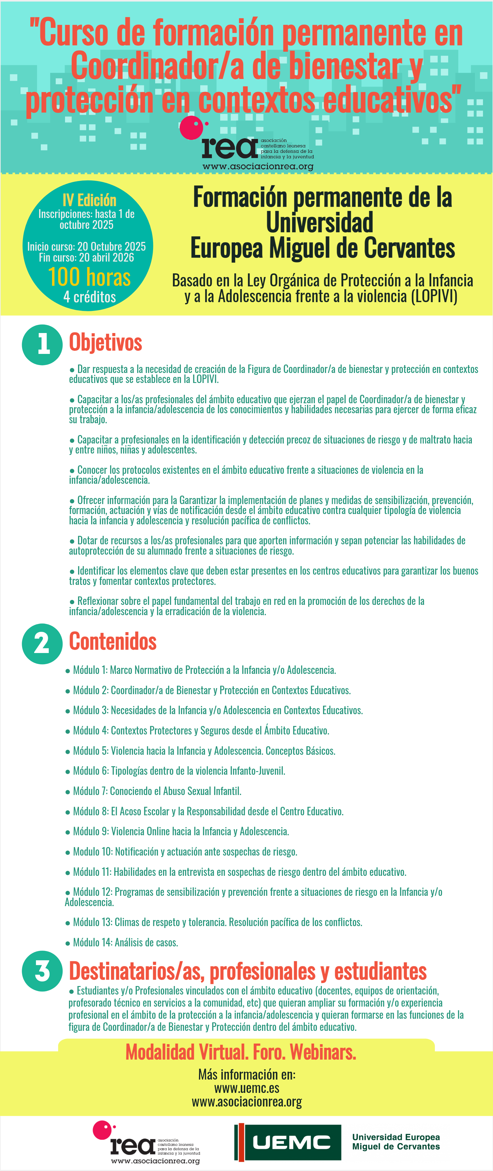 IV Curso de Formación Permanente en Coordinador/a de Bienestar y ...